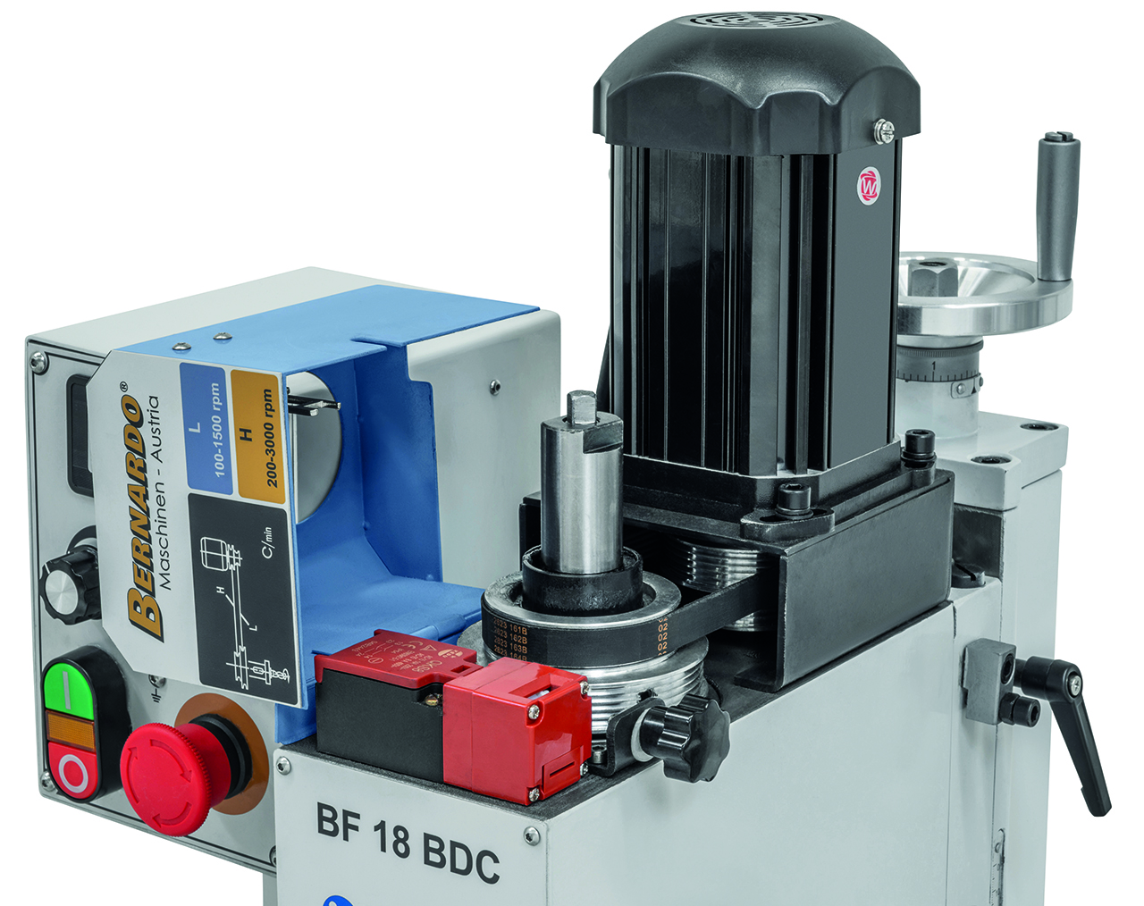 Drilling and milling machine Bernardo BF 18 BDC incl. 3-axis digital display DT 40 I 02-11116
